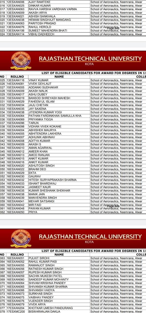 School Of Aeronautics (Neemrana)